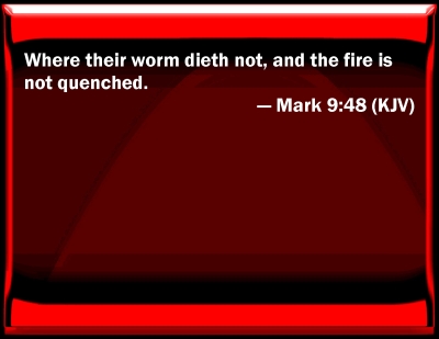 Bible Verse Powerpoint Slides for Mark 9:48