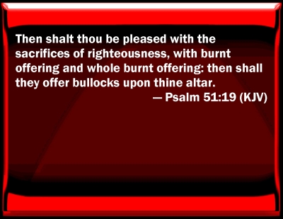 Bible Verse Powerpoint Slides for Psalm 51:19