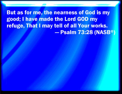 Bible Verse Powerpoint Slides for Psalm 73:28