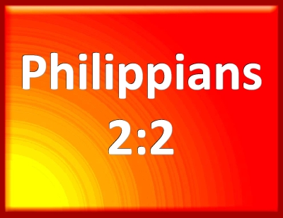 Bible Verse Powerpoint Slides for Philippians 2:2